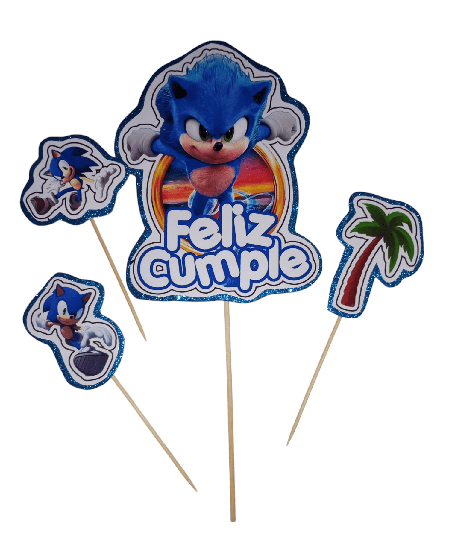 Topper Sonic | Otarola Reposteria y Cotillon