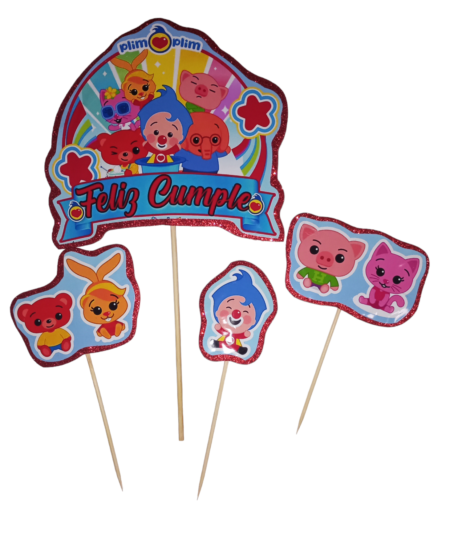 Topper Payaso Plim Plim | Otarola Reposteria y Cotillon