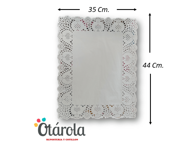Blonda Rectangular N°15 | Otarola Reposteria y Cotillon