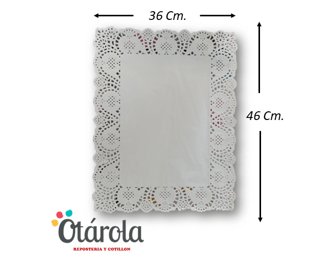 Blonda Rectangular N°17 | Otarola Reposteria y Cotillon