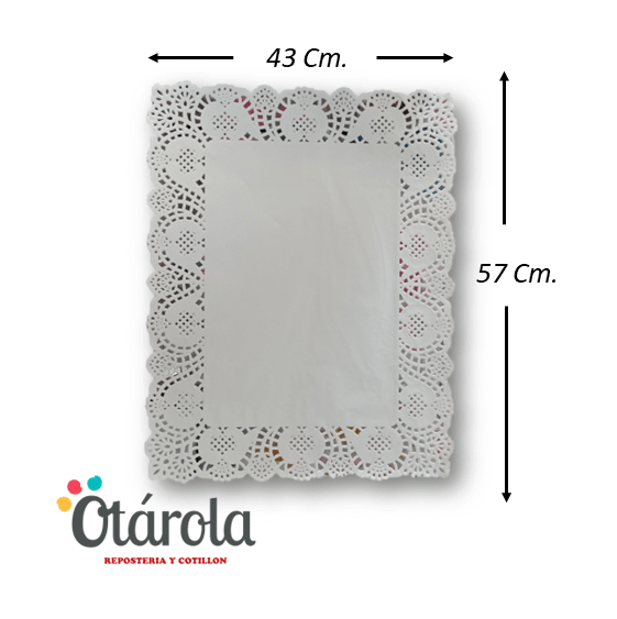 Blonda Rectangular N°21 | Otarola Reposteria y Cotillon