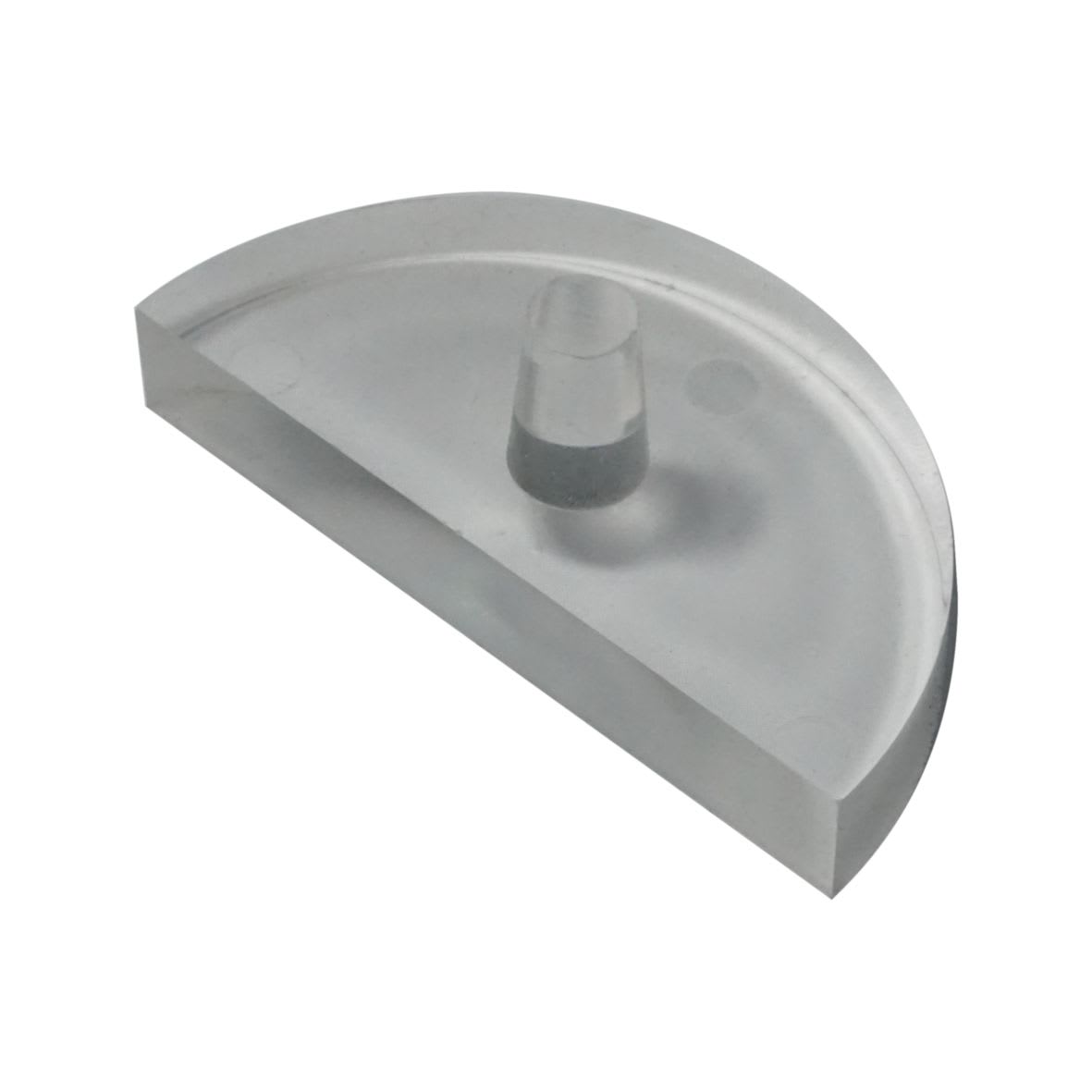 PRISMA SEMICIRCULAR. ACRÍLICO DIÁMETRO 75MM. MANIL | INDAGA CIENCIAS