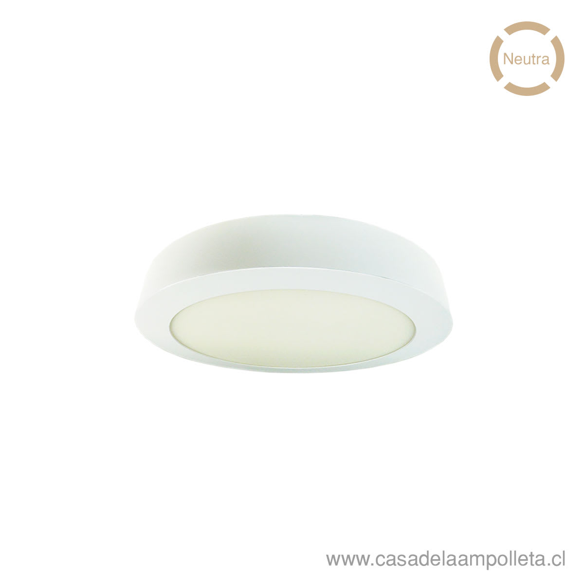 PANEL LED REDONDO SOBREPUESTO 6W - BLANCO NEUTRO (4000K) | Casa de la ...