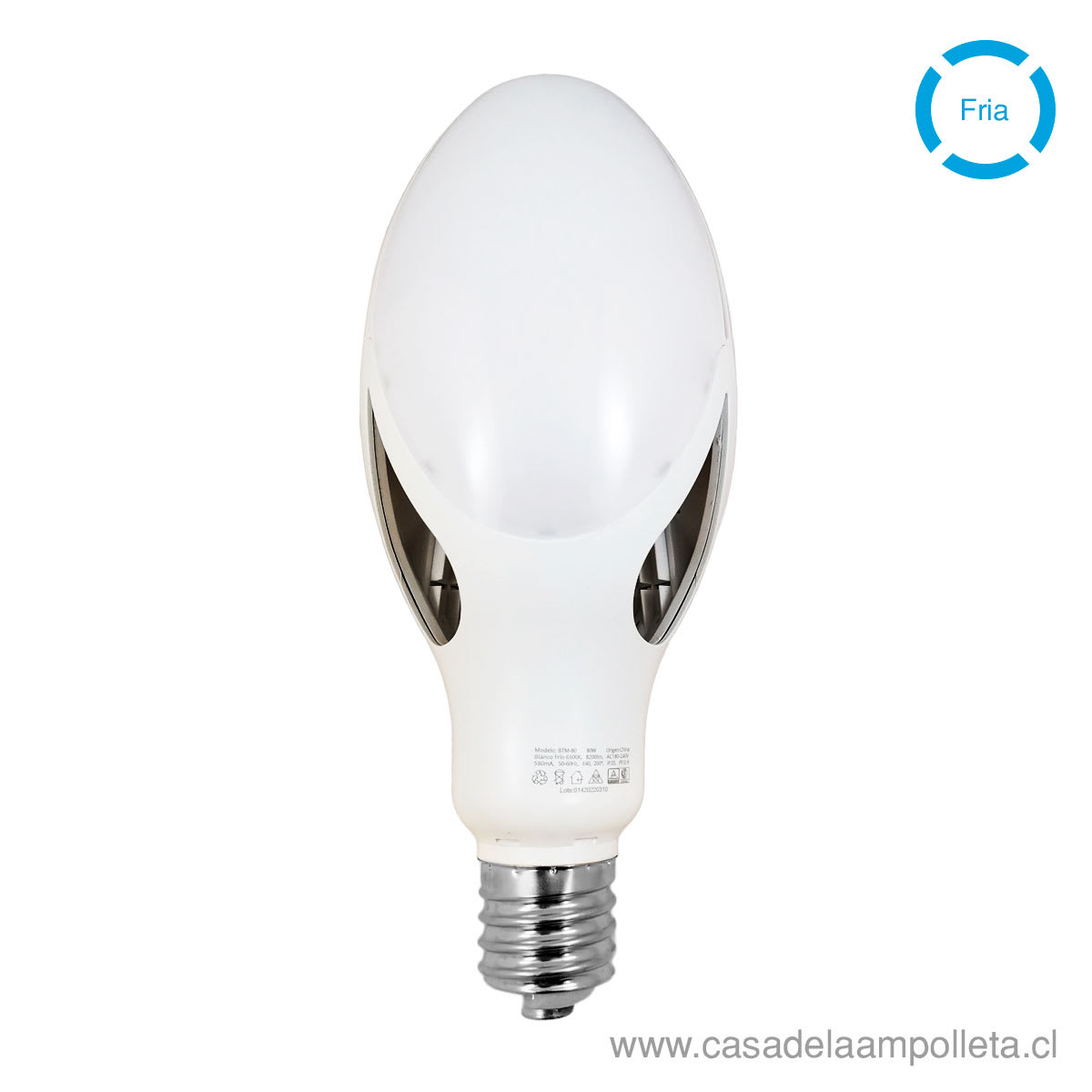 AMPOLLETA LED ALTA POTENCIA MAGNOLIA 80W E40 - BLANCO FRÍO (6500K) | Casa de la Ampolleta