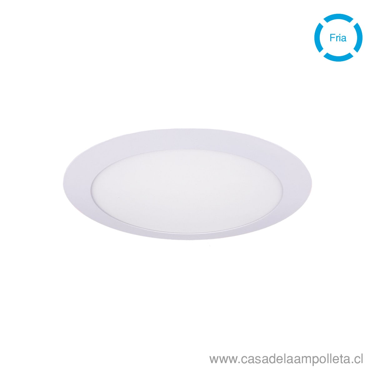 PANEL LED REDONDO EMBUTIDO 18W - BLANCO FRÍO (6000K) - FARETTO | Casa ...