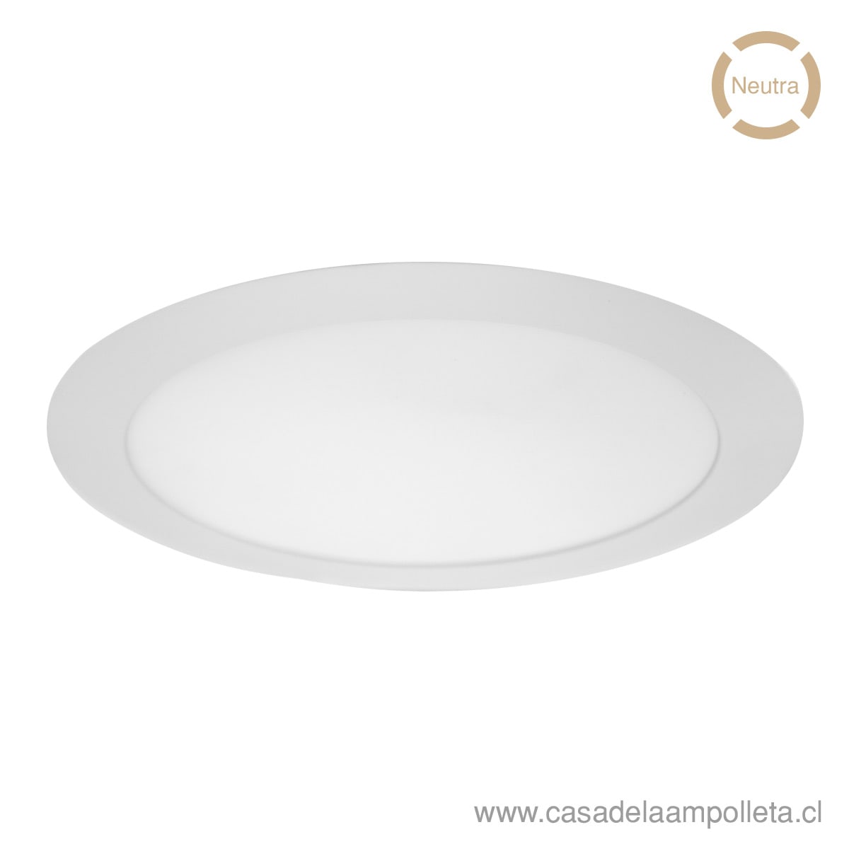 PANEL LED REDONDO EMBUTIDO 24W - BLANCO NUETRO (4000K) - FARETTO | Casa ...