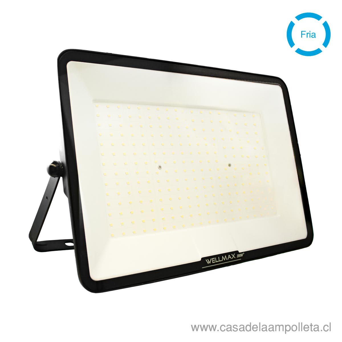 PROYECTOR LED PLANO 200W - BLANCO FRIO (6500K) - WELLMAX | Casa de la Ampolleta