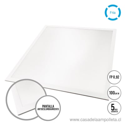 PANEL LED 60X60 EMBUTIDO 48W BACKLIGHT - BLANCO FRÍO (6500K) | Casa de ...