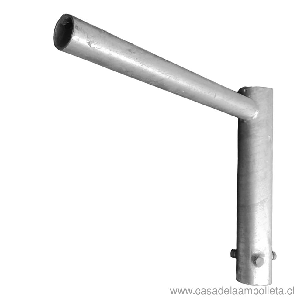 BRAZO A POSTE PARA LUMINARIAS PÚBLICAS LED 500MM | Casa de la Ampolleta