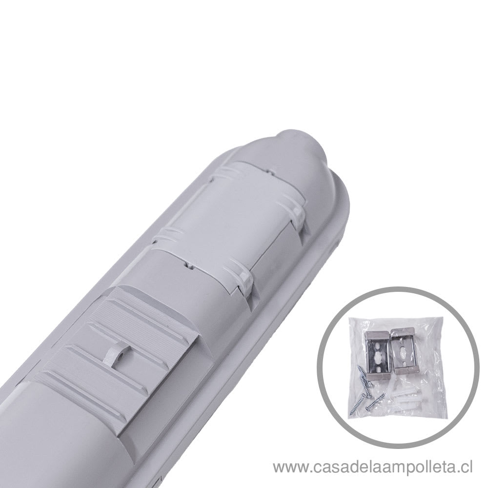 EQUIPO ESTANCO LED INTEGRADO 40W 120CM - BLANCO NEUTRO (4000K ...