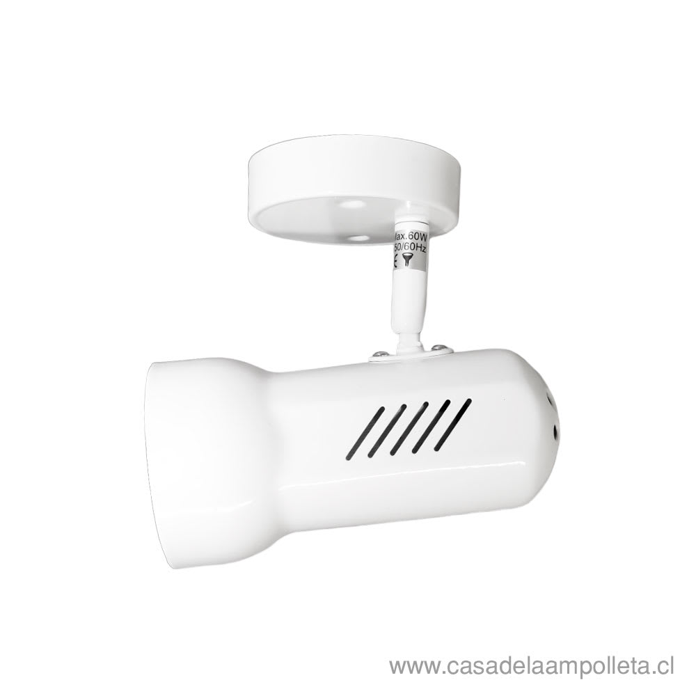 FOCO SPOT SOBREPUESTO R63 SIMPLE - BLANCO | Casa de la Ampolleta