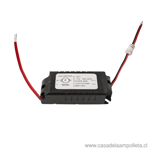 DRIVER PARA PANEL LED 48W - FARETTO | Casa de la Ampolleta