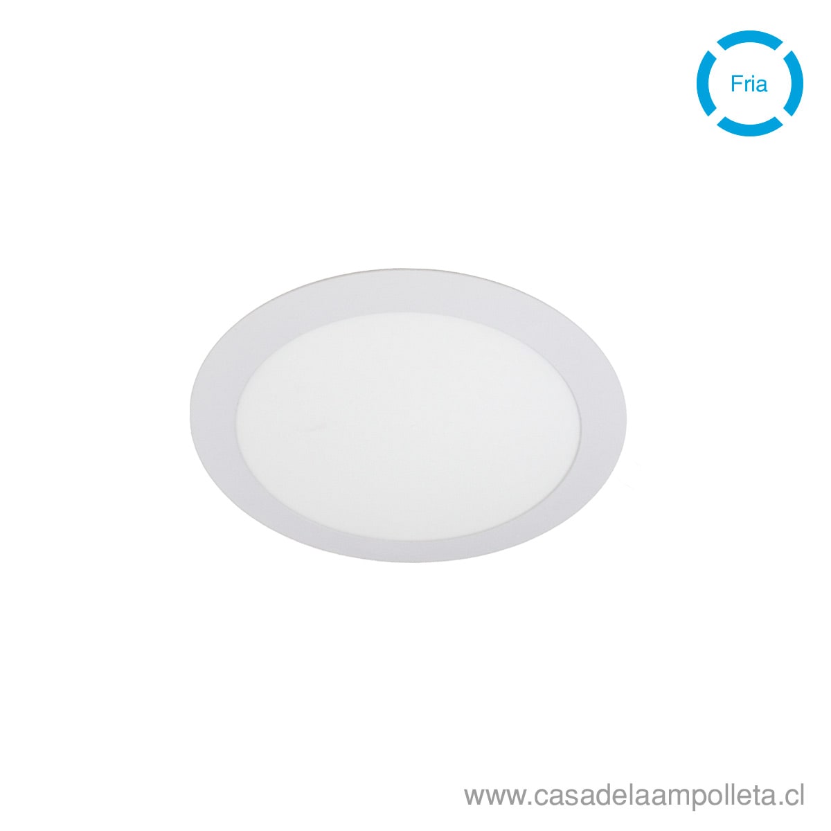 PANEL LED REDONDO EMBUTIDO 12W - BLANCO FRÍO (6500K) - LUMEX | Casa de ...
