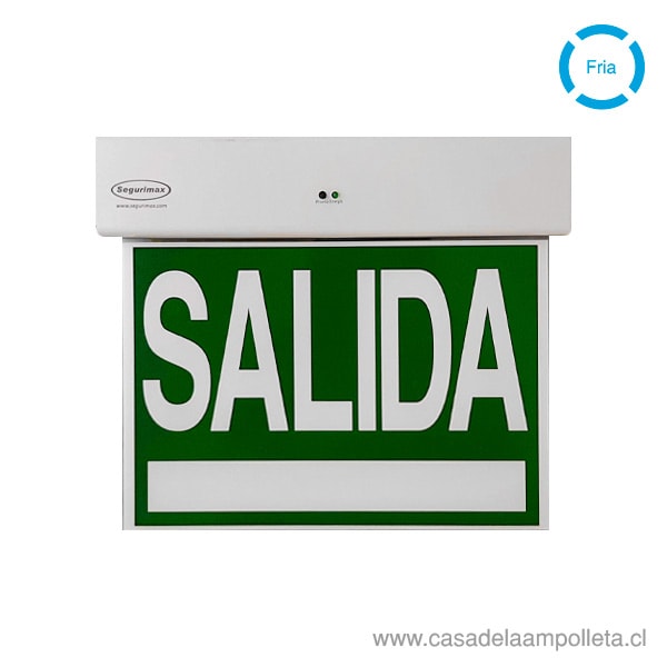 SEÑALÉTICA DE SALIDA LED - SEGURIMAX | Casa de la Ampolleta
