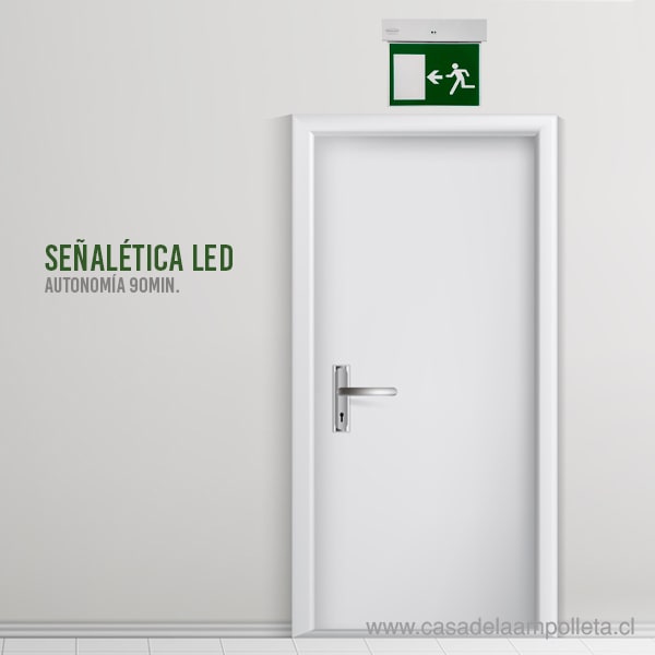 SEÑALÉTICA DE SALIDA LED ESCALERAS - SEGURIMAX | Casa de la Ampolleta
