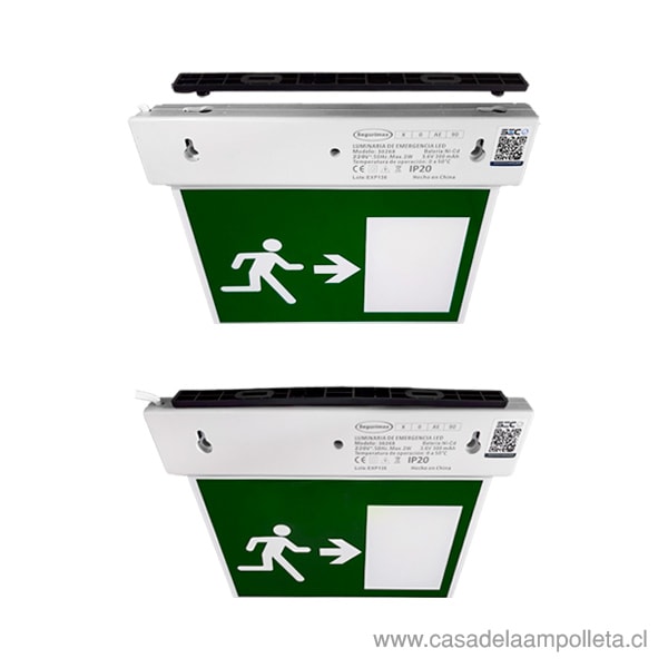 SEÑALÉTICA DE SALIDA LED ESCALERAS - SEGURIMAX | Casa de la Ampolleta