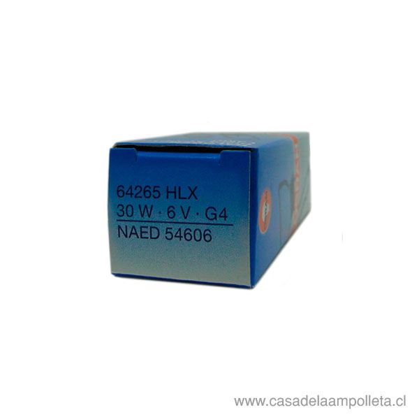 AMPOLLETA BIPIN TUBULAR 6V 30W 64265 | Casa de la Ampolleta