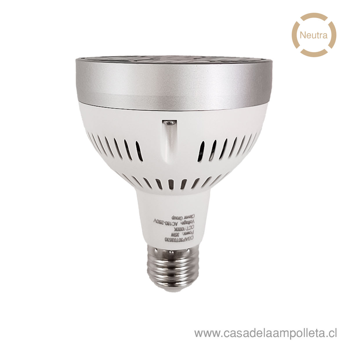 AMPOLLETA LED PAR30 35W - BLANCO NEUTRO (4000K) | Casa de la Ampolleta