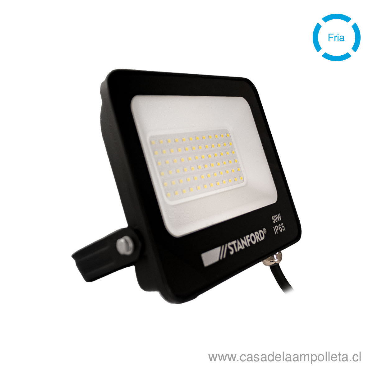 PROYECTOR LED PLANO 50W WS - BLANCO FRÍO (6500K) - STANFORD | Casa de la Ampolleta