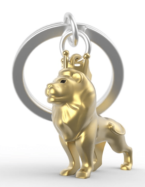 Llavero Metalmorphose León y corona (MTM) | Pictus
