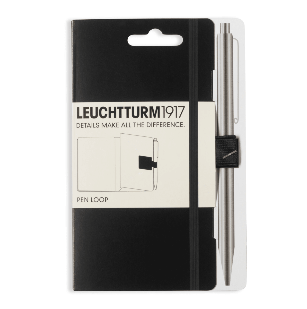 Pen Loop Leuchtturm1917 Black | Arrow Group : Portal para mayoristas