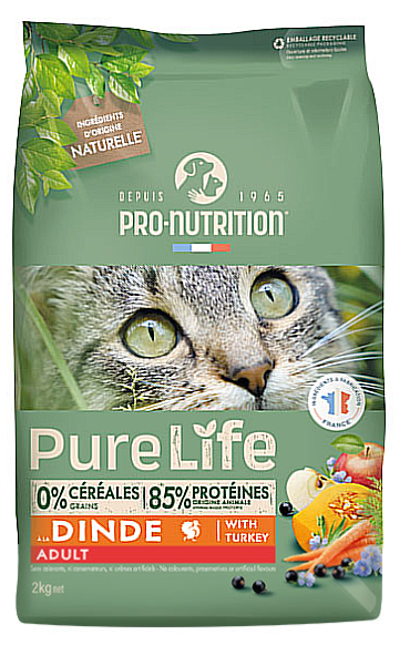 Pure Life Cat Adult Pavo | Patitas Sur