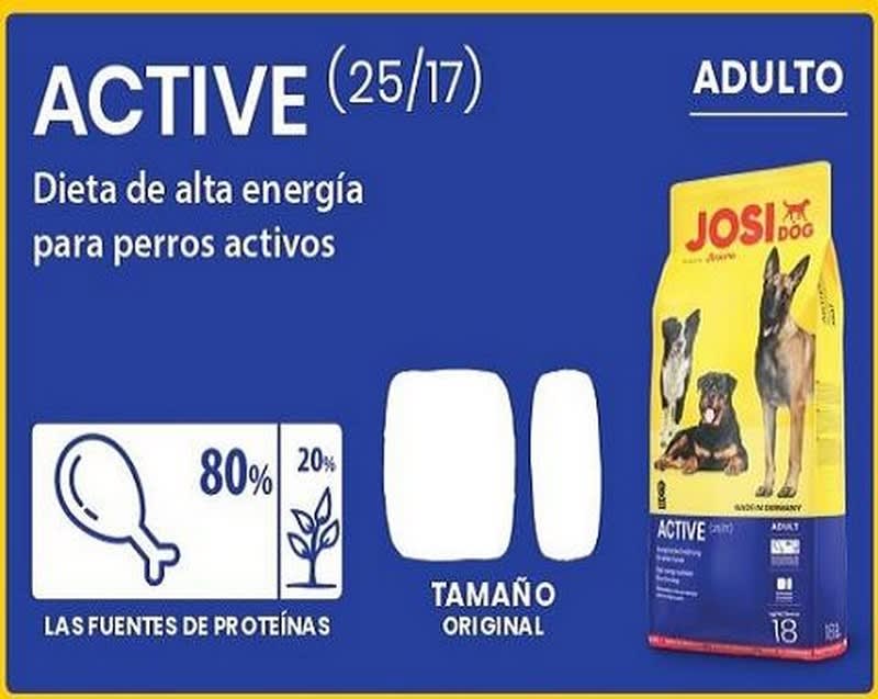Josera Adult active 18 kg | Patitas Sur
