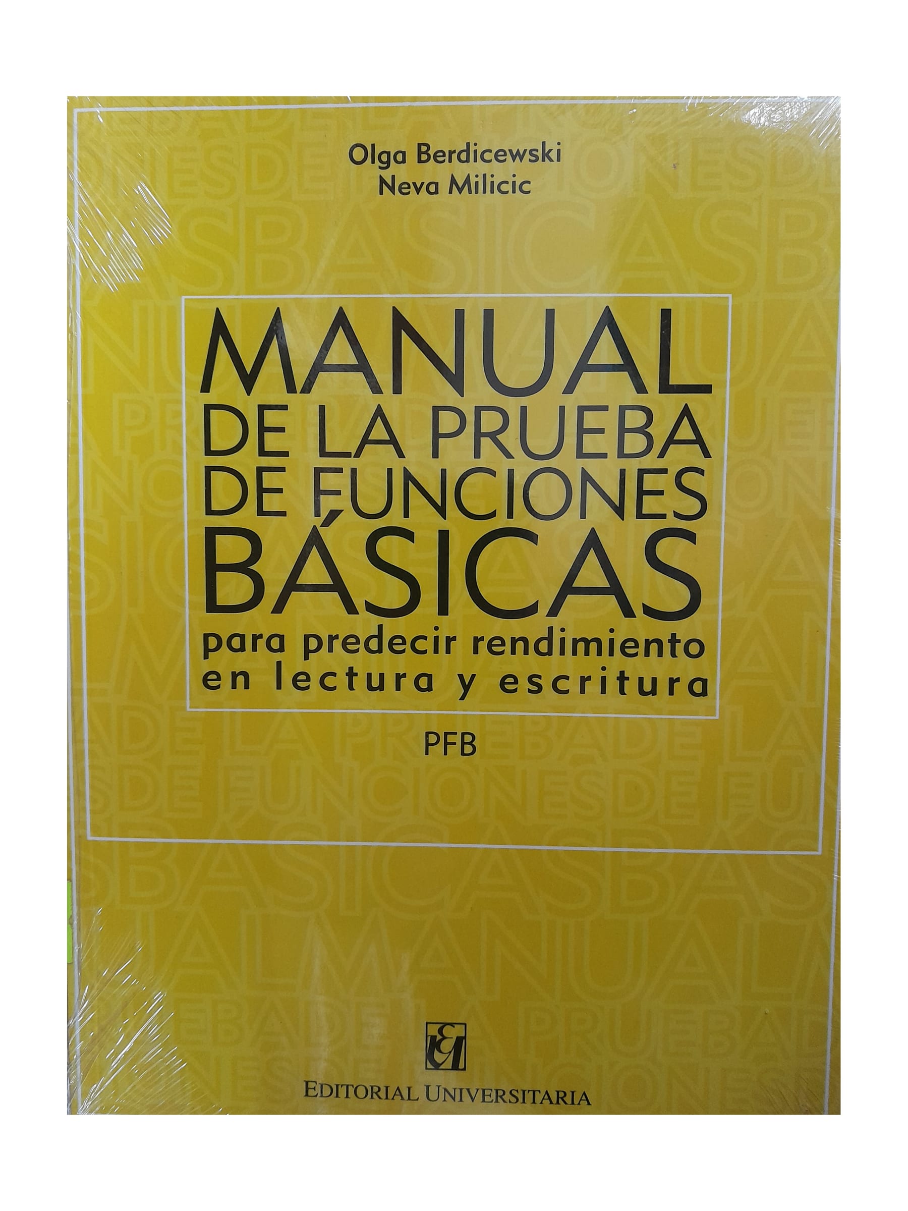 Manual de la prueba de funciones básicas | ANTIGUO-Rincondelibro