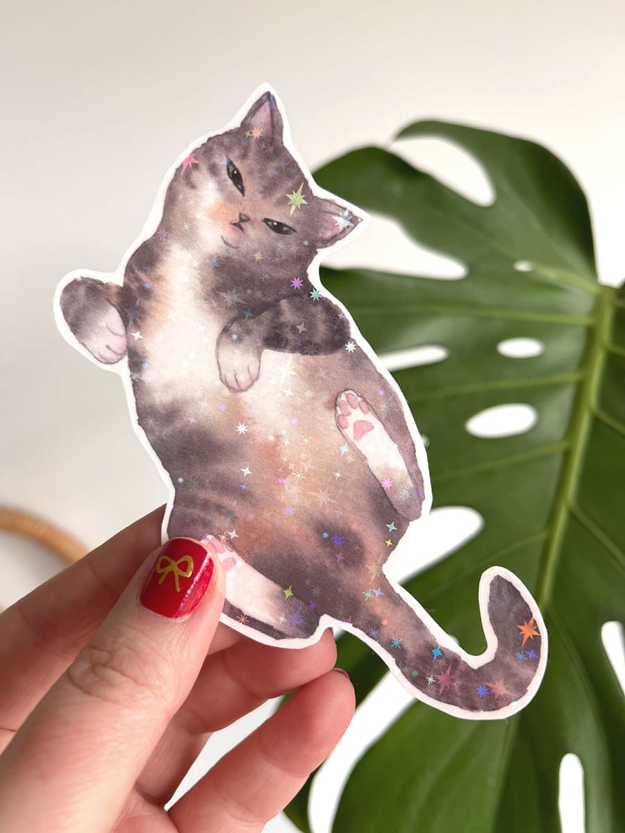 Sticker gato romano | DECATALOGO