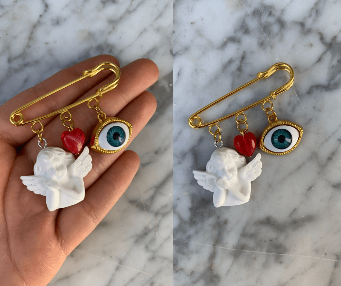 ALFILER DE GANCHO ANGEL OJO - DECATALOGO