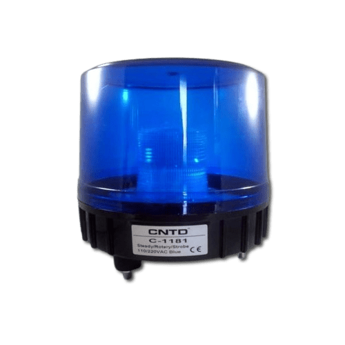 BALIZA LED AZUL 110/220VAC 174MM CHINT | Materiales Electricos