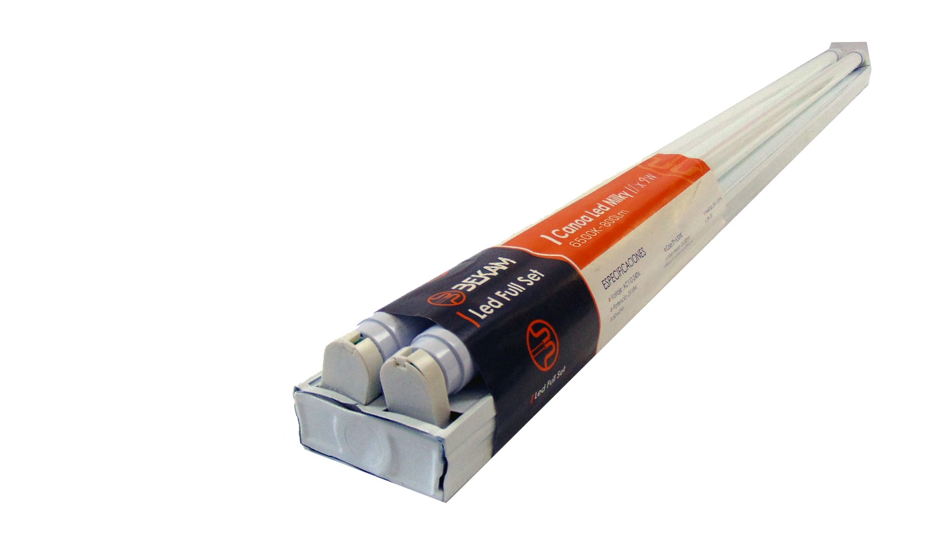 CANOA LED 1X9W 6500K BEKAM | Materiales Electricos