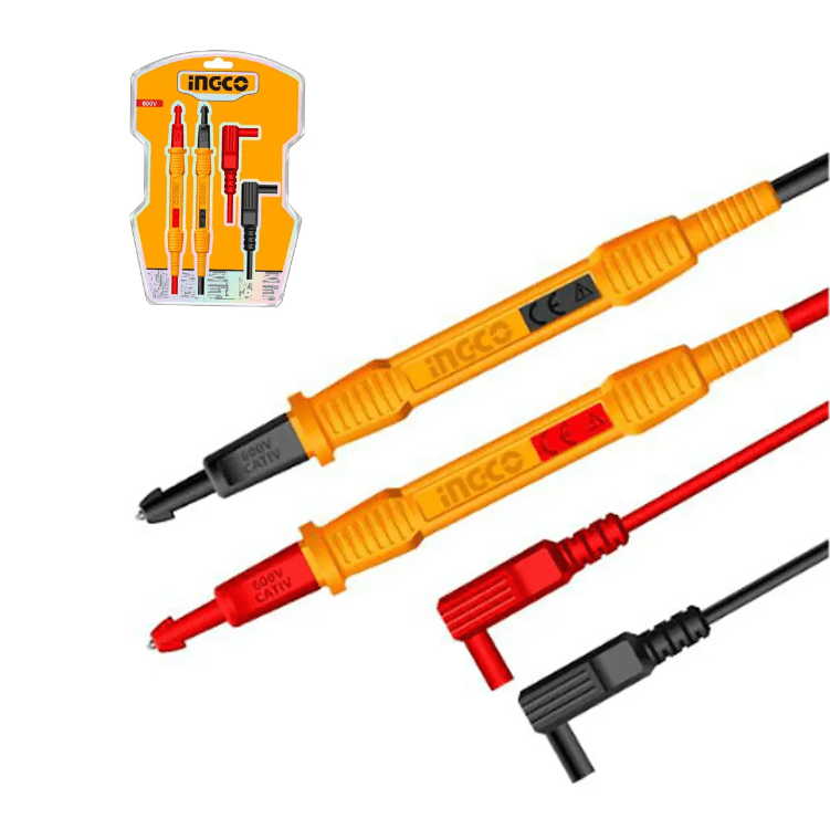SET INGCO CABLES PARA MULTIMETRO/AMPERIMETRO 600V 80CM | Materiales ...