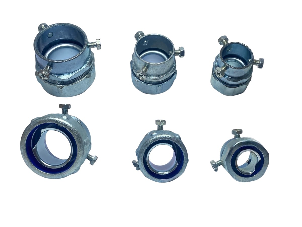 CONECTOR RECTO EMT A FLEXIBLE 40MM BK | Materiales Electricos