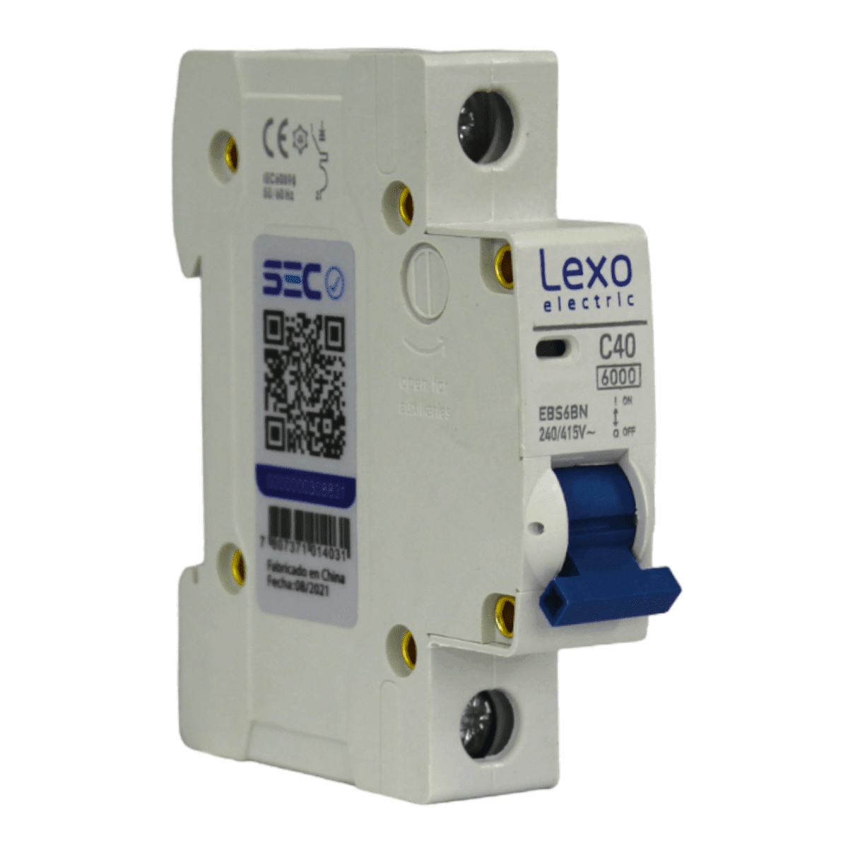 AUTOMATICO LEXO 1X40A C 6KA EBS6BN | Materiales Electricos