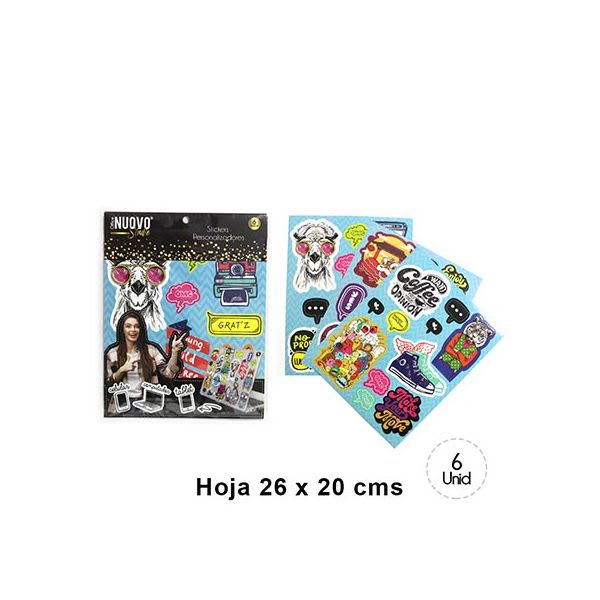 STICKER BOOK PERSONALIZADOS ADVANTACE/240 | Librería-Ventus