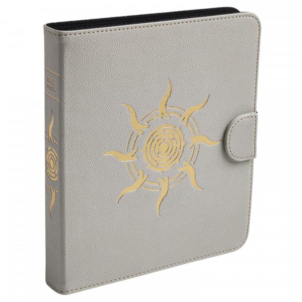 DRAGON SHIELD BINDER: SPELL CODEX PORTFOLIO 160- ASHEN WHITE | Wargaming.cl