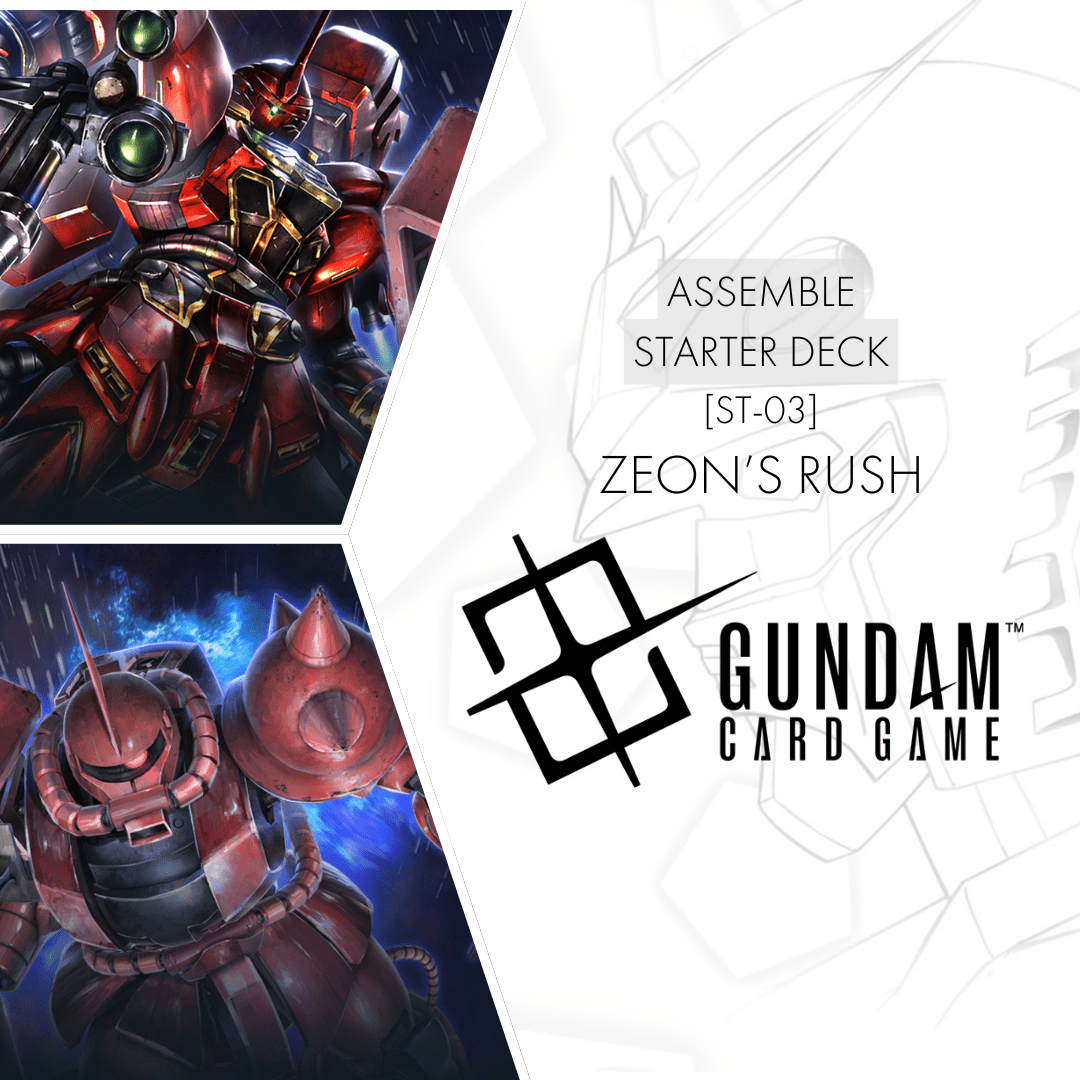 GUNDAM TCG: ASSEMBLE STARTER DECK 03 [ST03A] -INCLUYE GUNPLA MINIATURES ...