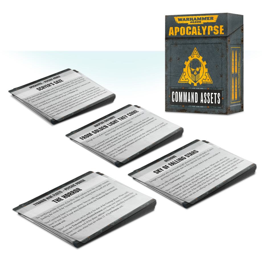 APOCALYPSE COMMAND ASSETS (ESPAÑOL) | bodega.wargaming.cl