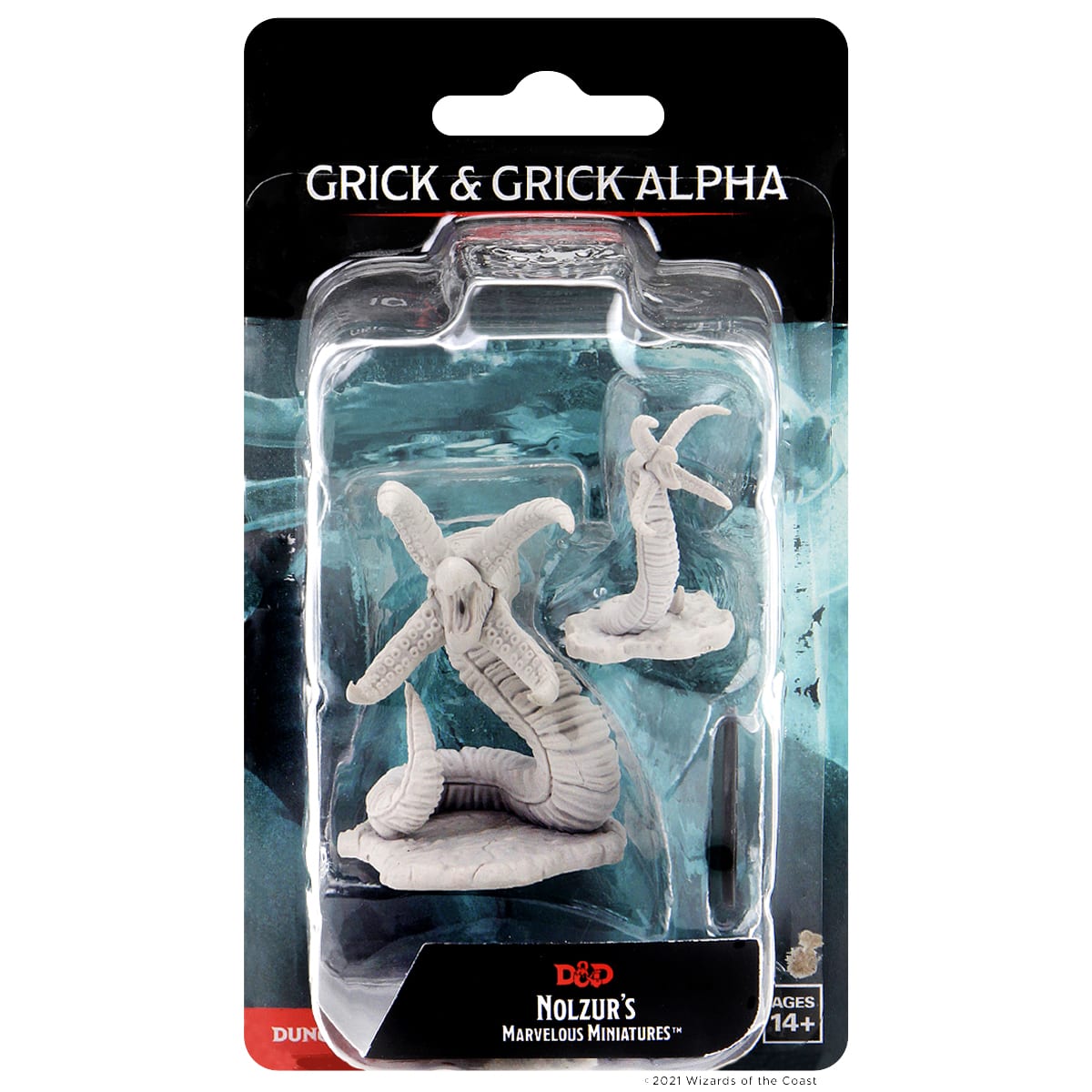 D&D Nolzur's Marvelous Miniatures: Grick & Grick Alpha | Wargaming.cl