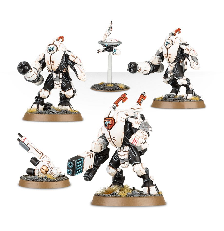 TAU EMPIRE XV25 STEALTH BATTLESUITS | bodega.wargaming.cl