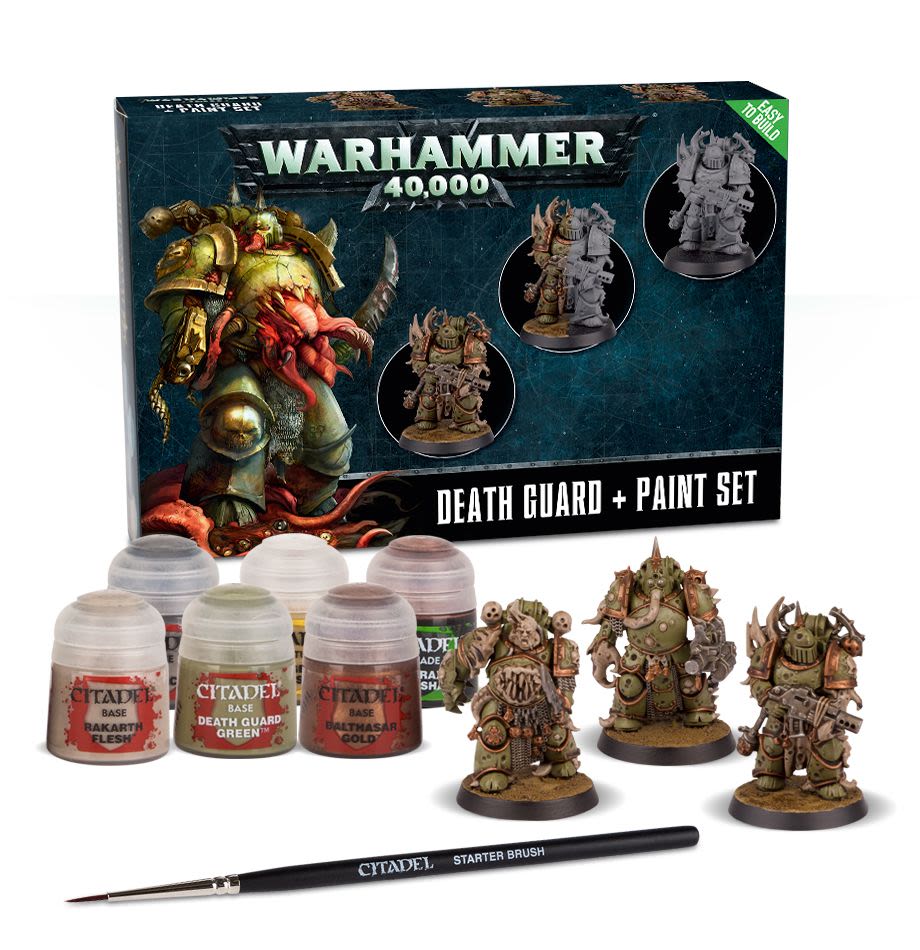 DEATH GUARD PAINT SET (ENG/SPA) | bodega.wargaming.cl