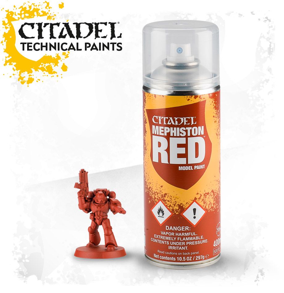 CITADEL SPRAY: MEPHISTON RED (400 ML) | bodega.wargaming.cl