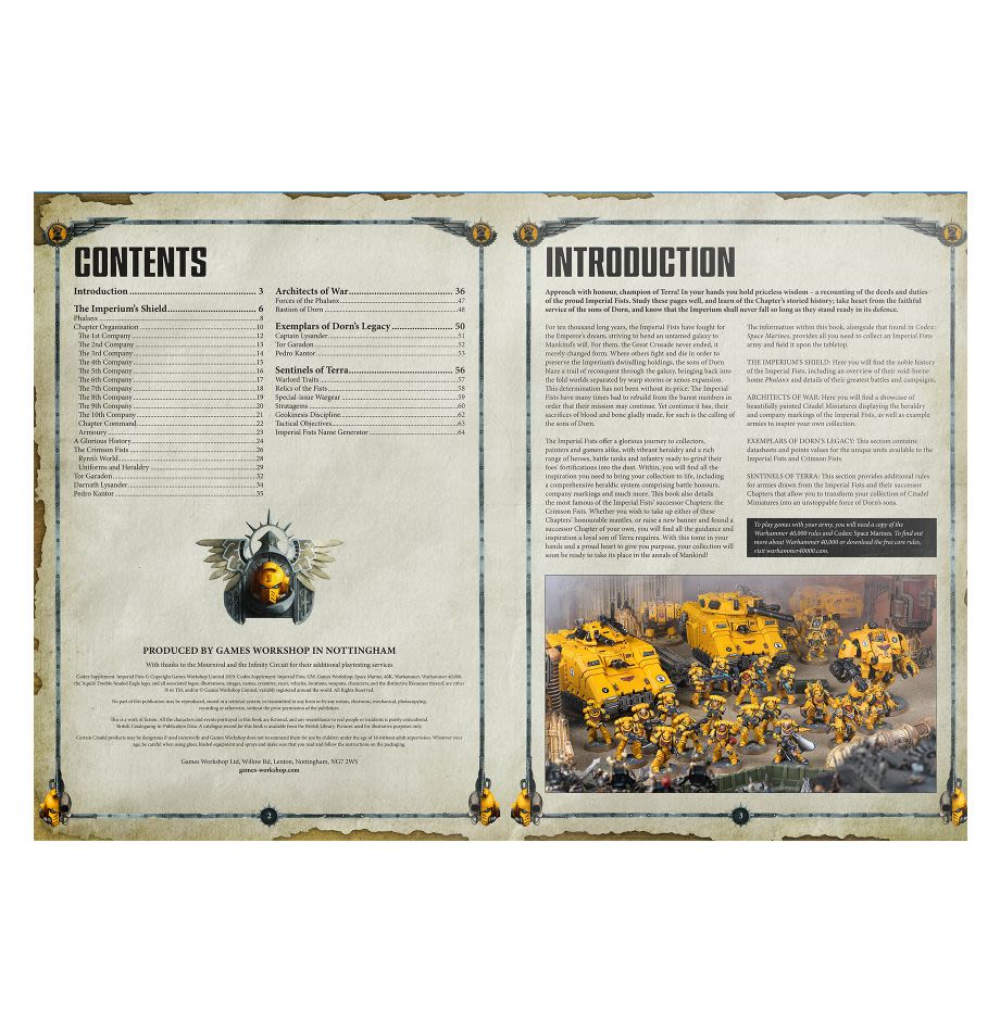 CODEX: IMPERIAL FISTS (ESPAÑOL) | Wargaming.cl