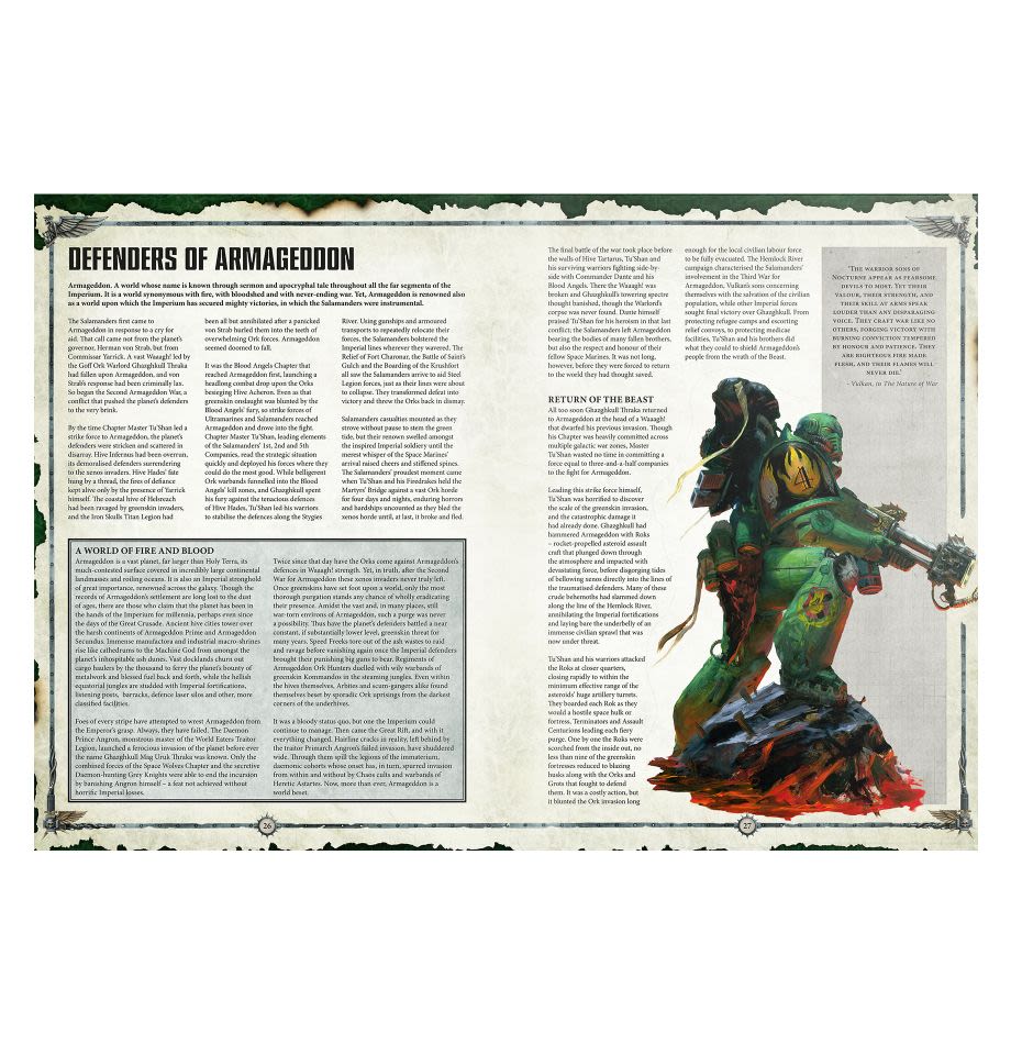 CODEX: SALAMANDERS (ESPAÑOL) | Wargaming.cl