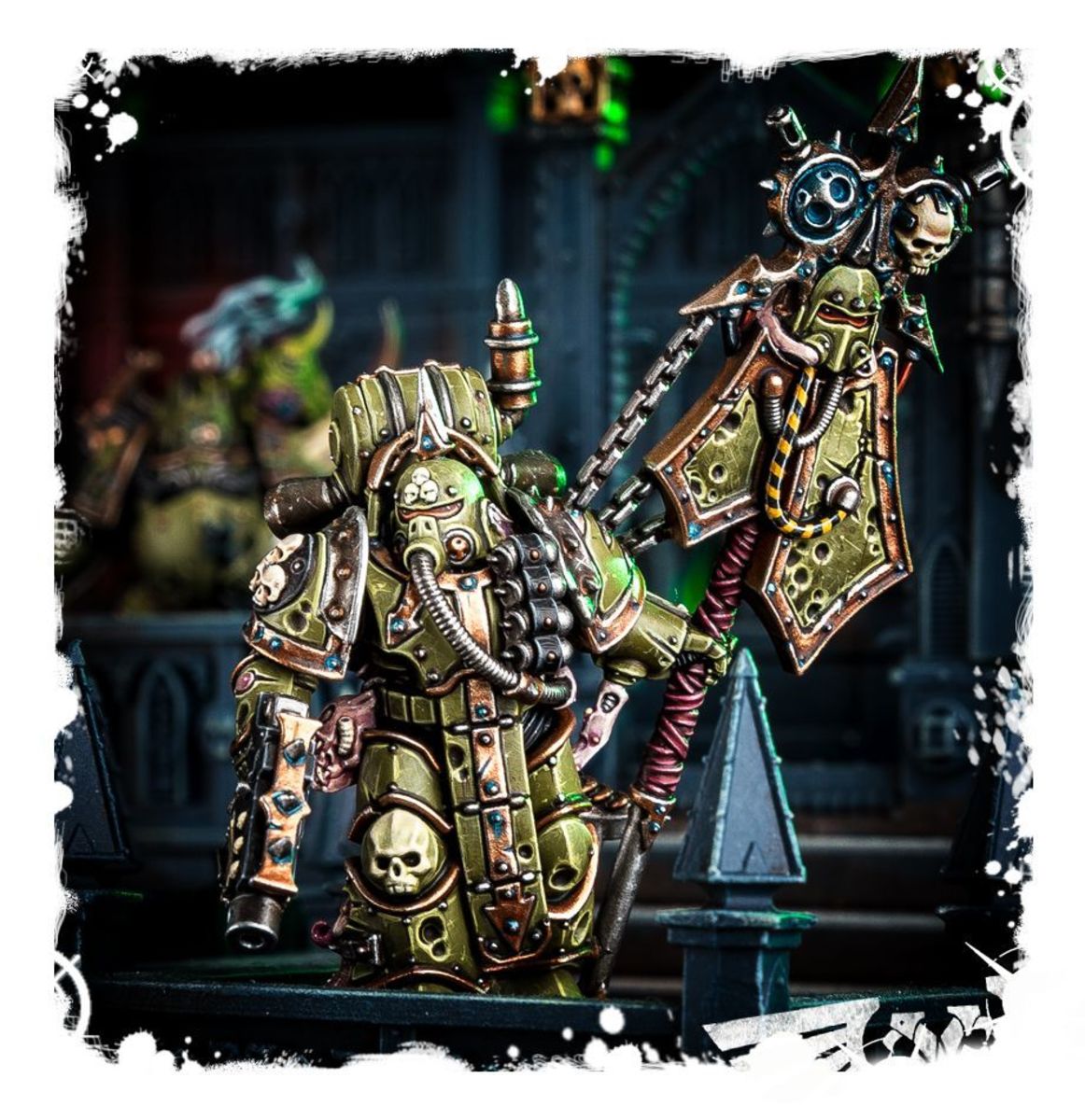 DEATH GUARD PLAGUE MARINE ICON BEARER | Wargaming.cl