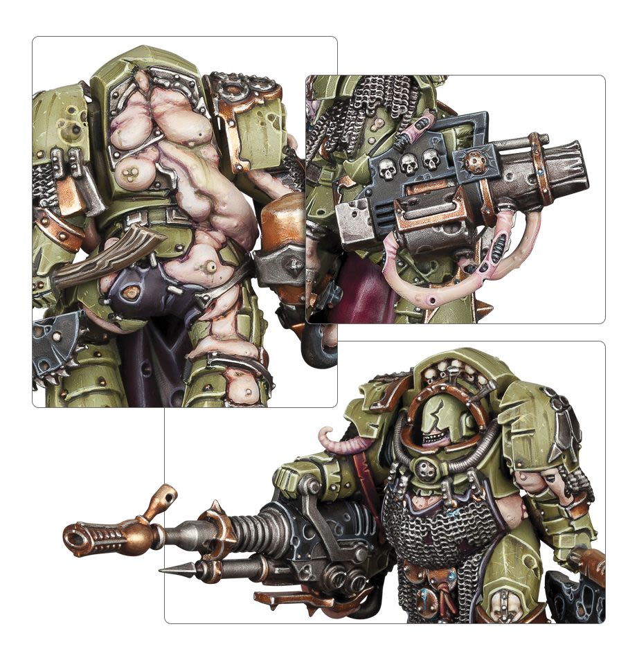 DEATH GUARD BLIGHTLORD TERMINATORS | Wargaming.cl