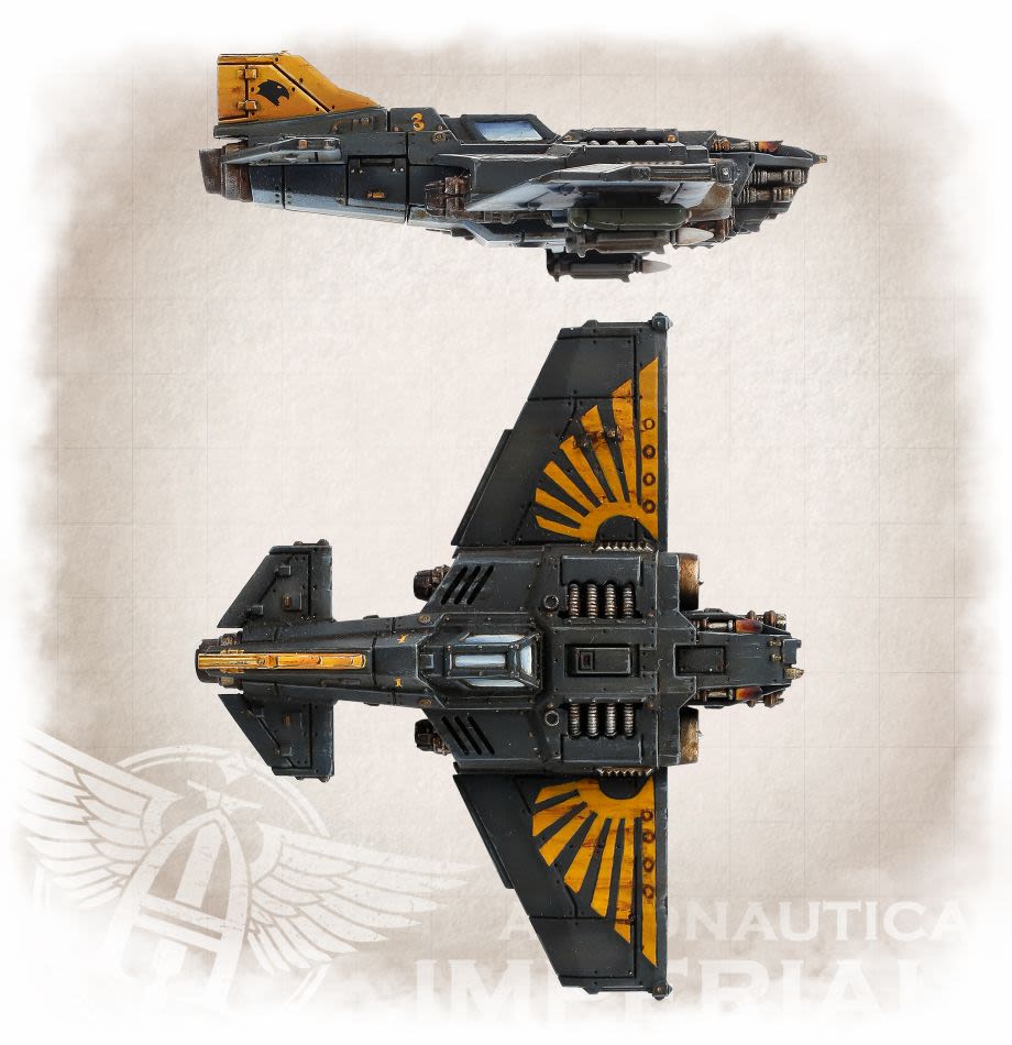 AERONAUTICA IMPERIALIS: IMPERIAL NAVY THUNDERBOLT FIGHTERS | Wargaming.cl