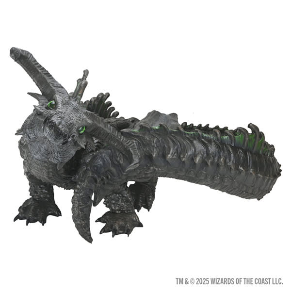 D&D REPLICAS OF THE REALMS: BLACK DRAGON WYRMLING FOAM FIGURE ...