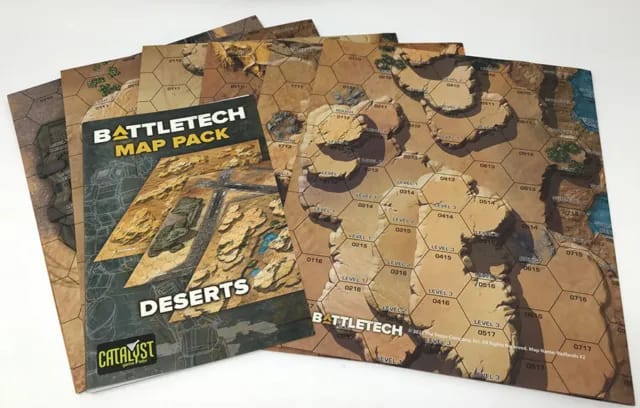 BATTLETECH: MAP PACK- DESERTS | Wargaming.cl